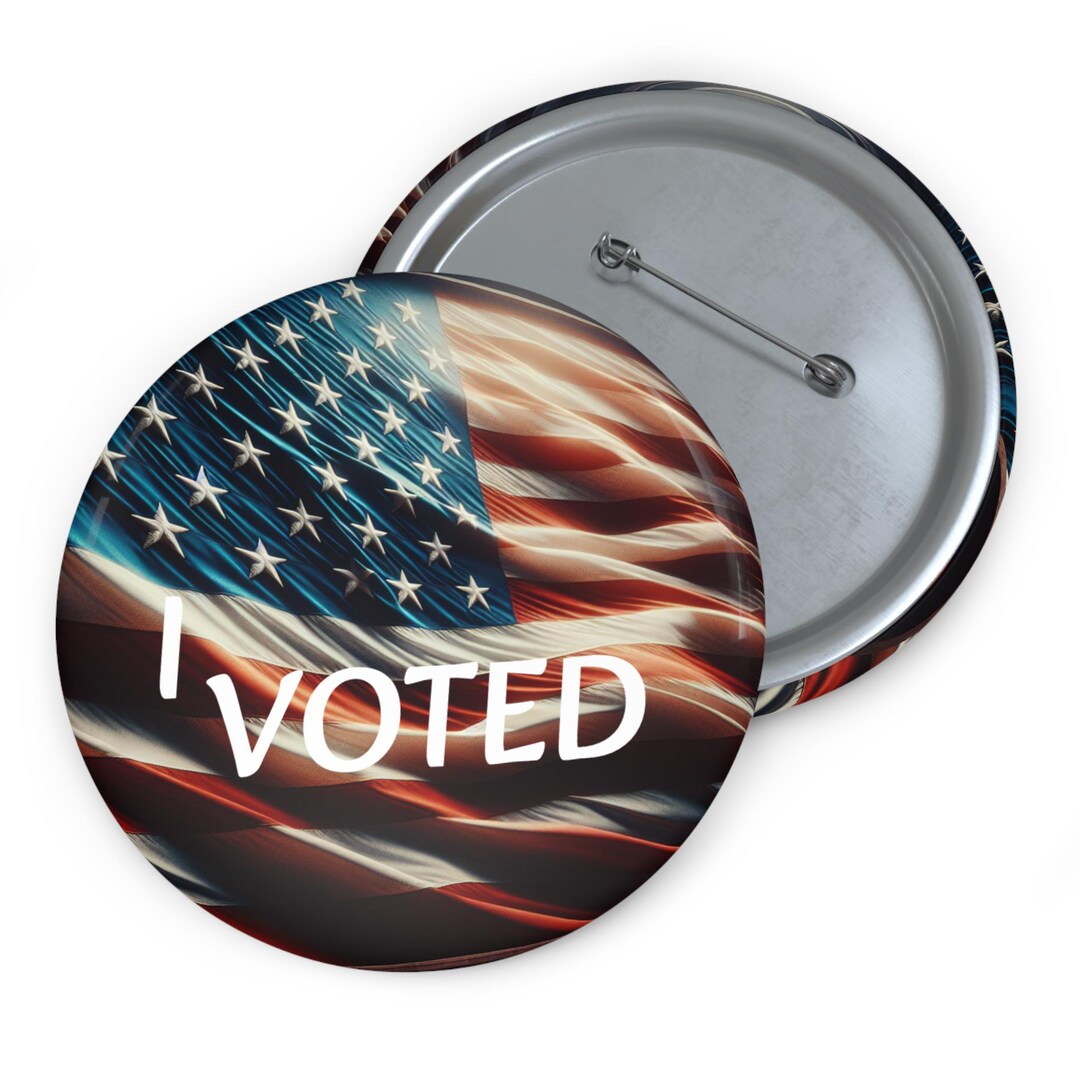 2024 Election I Voted Pin/button - Etsy