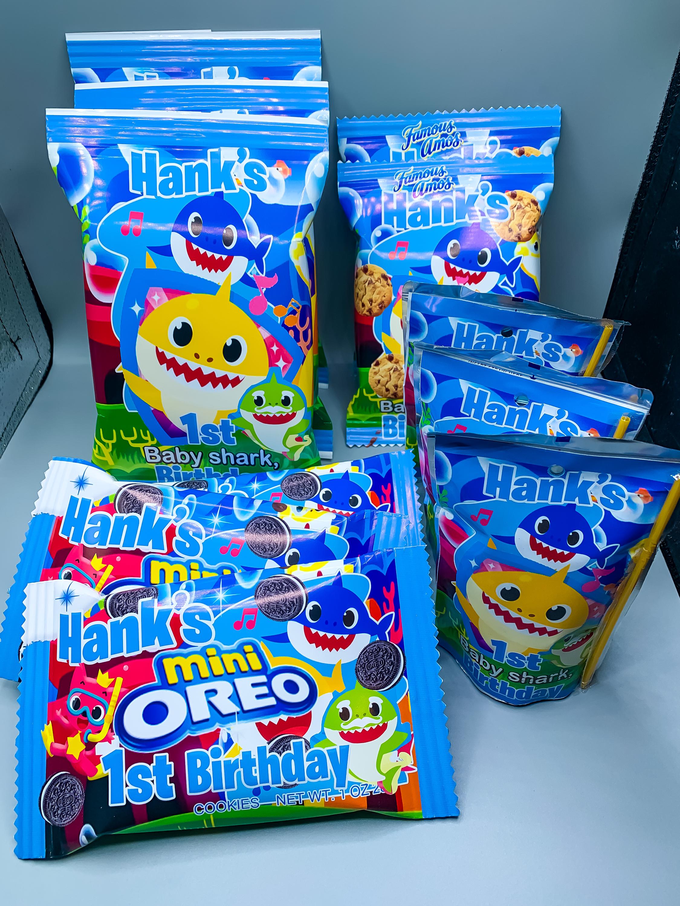 Baby Shark Party Favors Baby Shark Chip Bags Baby Shark Birthday Party ...