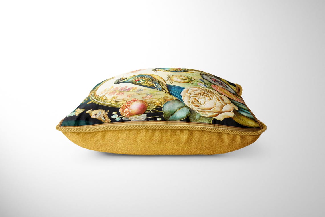 HUSH HUSH GARDEN "birds" Silk Pillow - Etsy