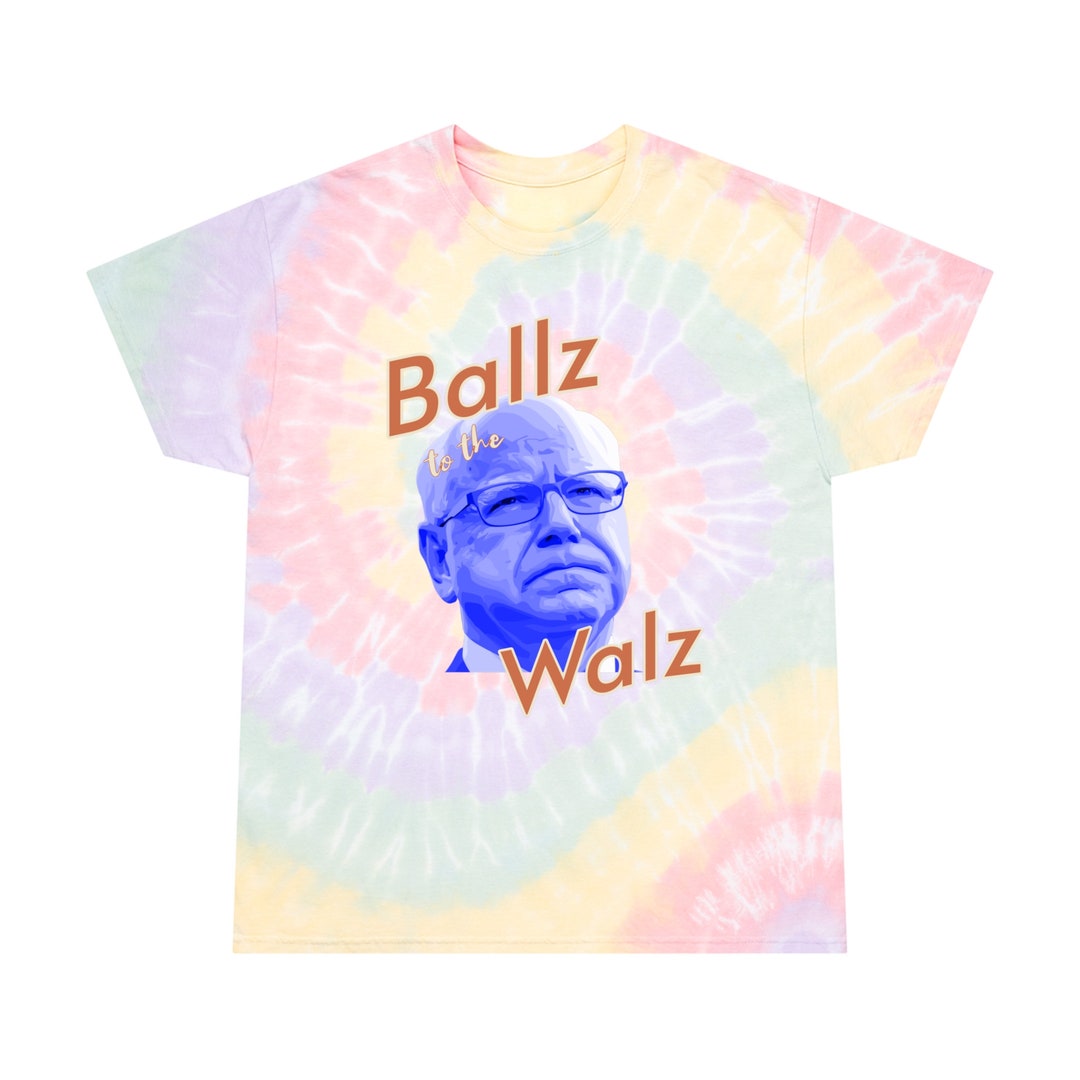 Tim Walz Tye-dye Shirt Harris-walz 2024 - Etsy