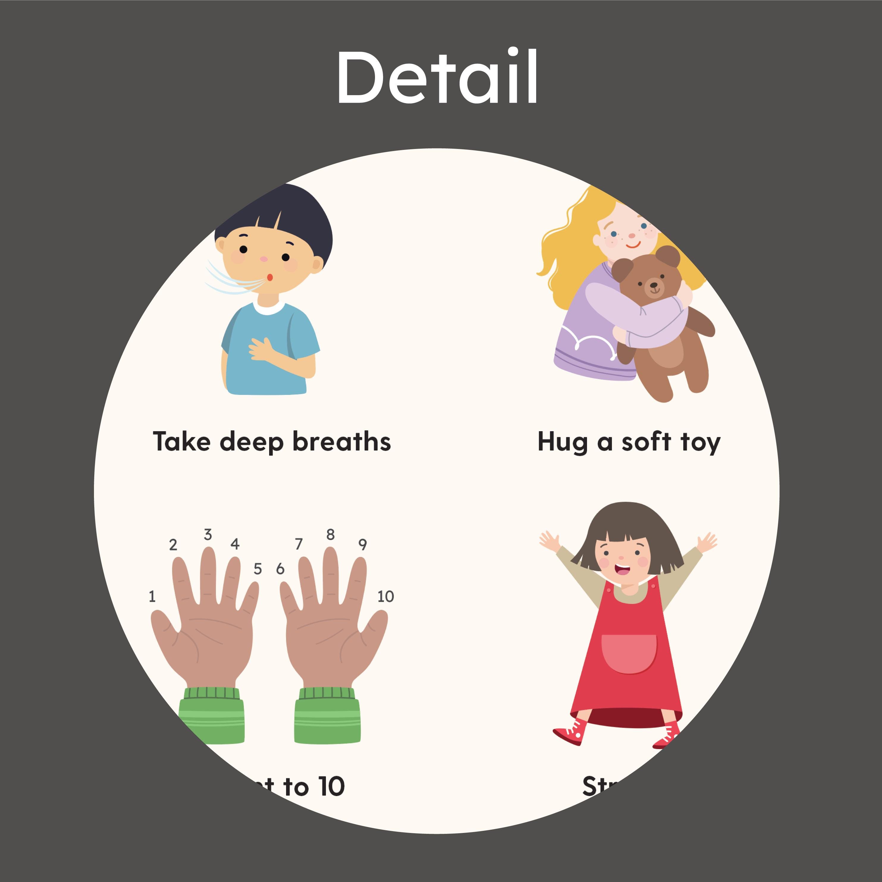 Digital Calming Strategies Poster, Calming Techniques for Kids and ...