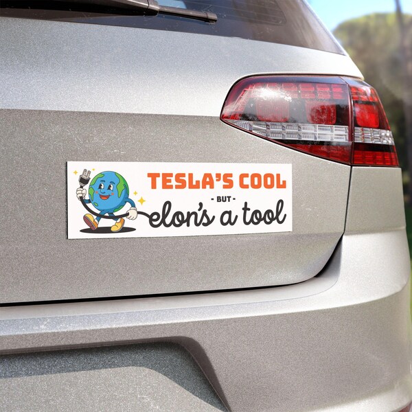 Anti elon musk car sticker - Etsy.de