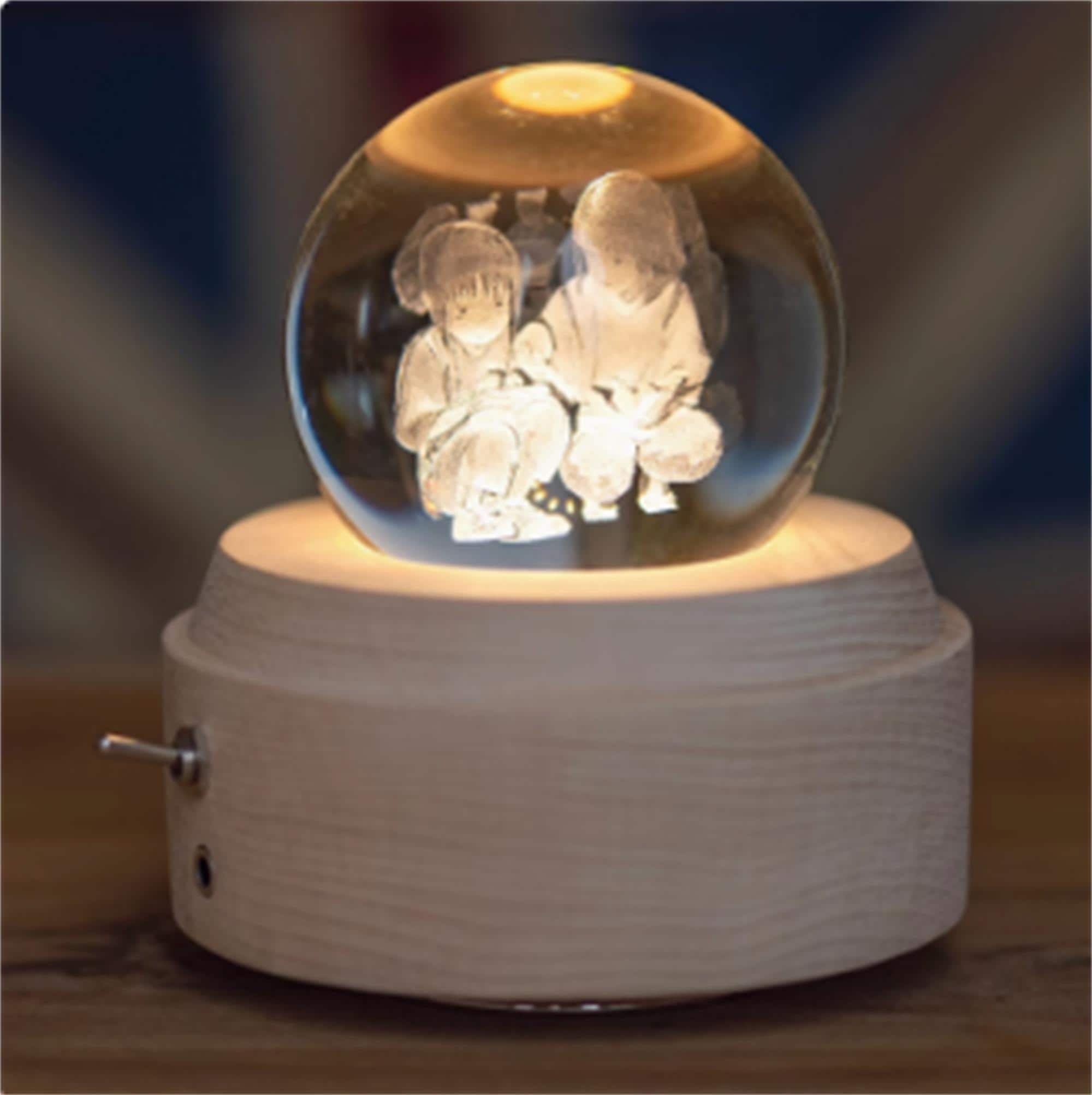 Spirited Away Music Box - Crystal Ball Ornaments - Music Box Creative ...