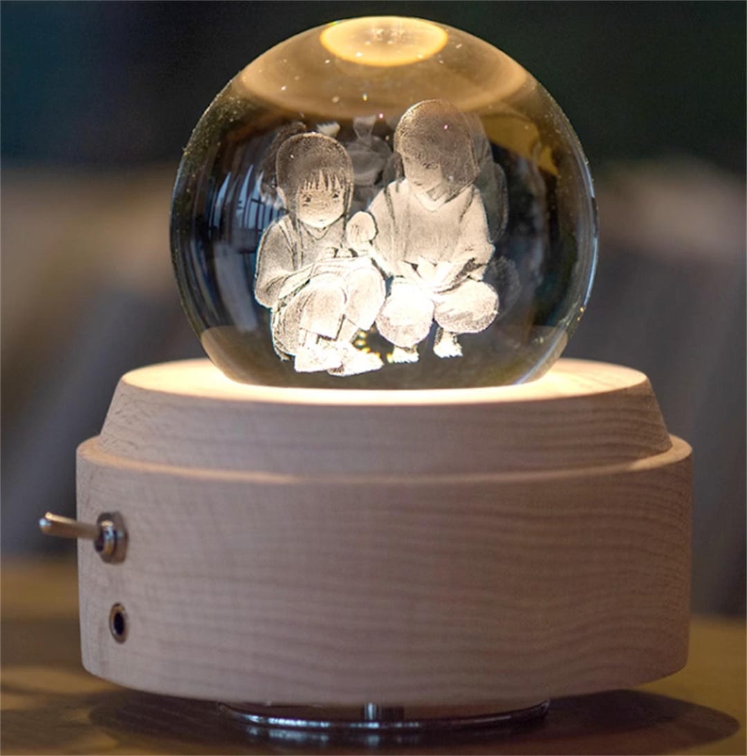 Spirited Away Music Box - Crystal Ball Ornaments - Music Box Creative ...