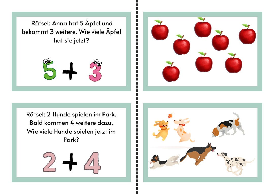 20 Math Puzzles for Children PDF for Download Playful Learning With Fun ...