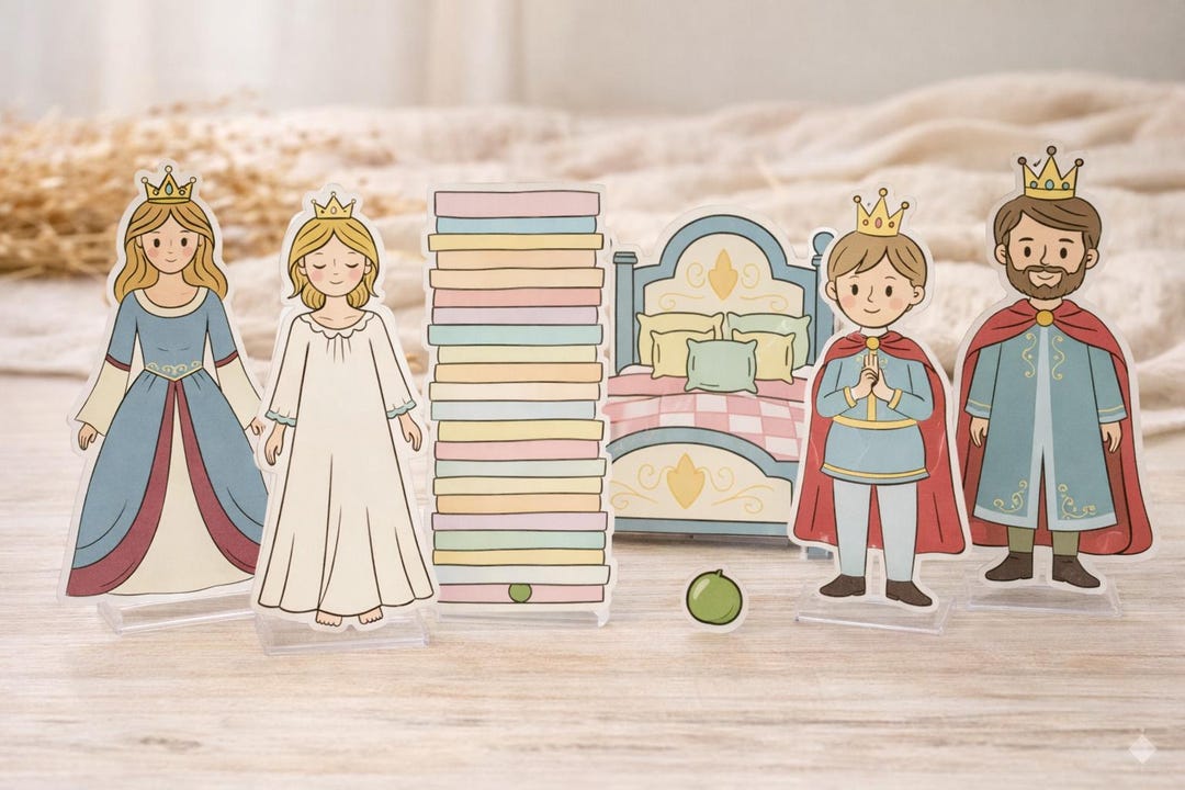 The Princess and the Pea – Fairy Tale Storytelling Figure Set | Story ...