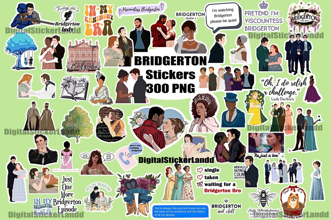 Bridgerton Series Digital Stickers 300 Png -penelope Featherington ...