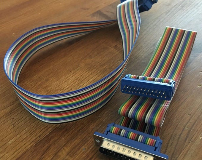 Commodore Sx64 Keyboard 60 Cm Rainbow Cable - Replacement Keyboard ...