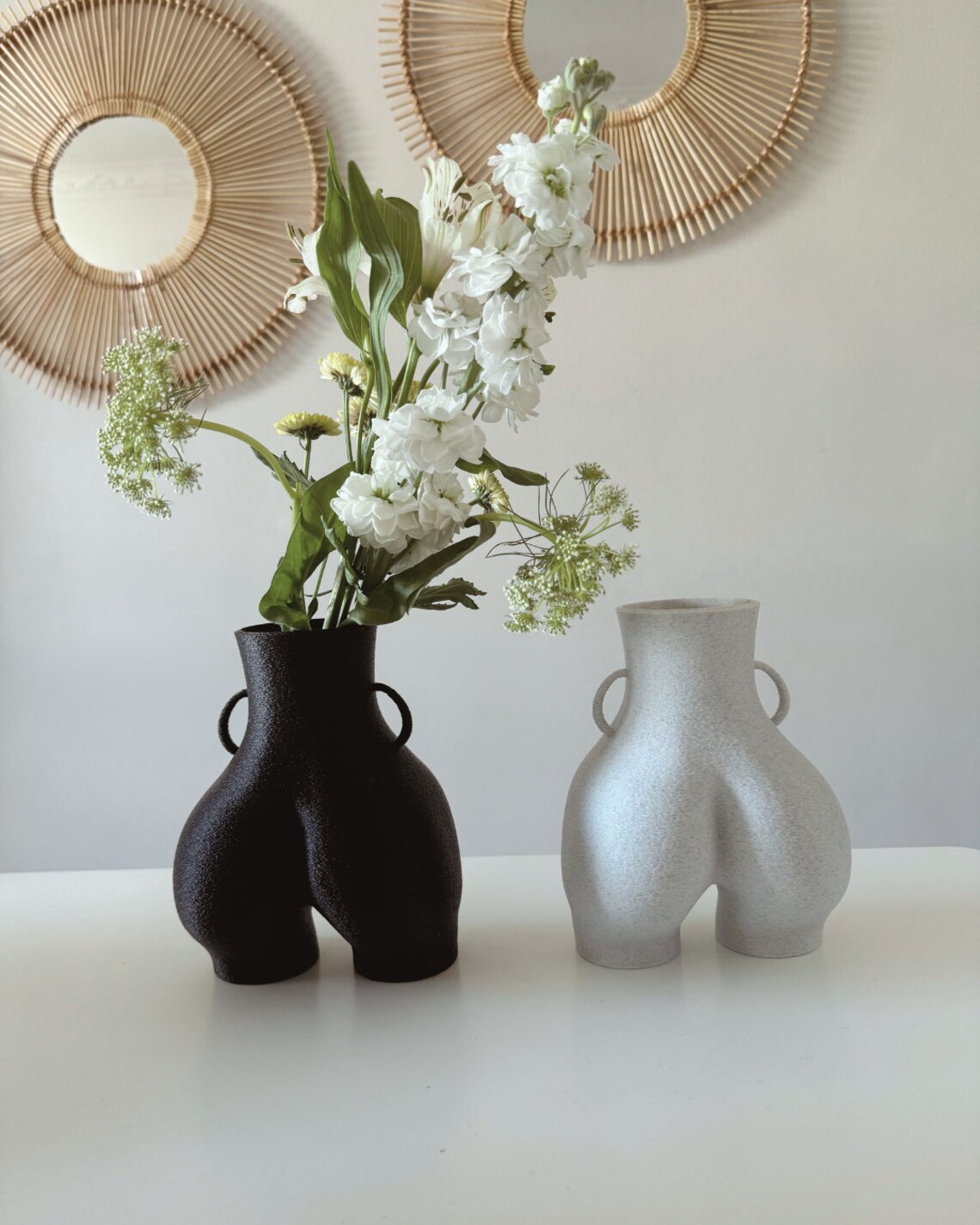 Female Body Vase, Unique Vases for Home Decor, Stylish Flower Vase ...