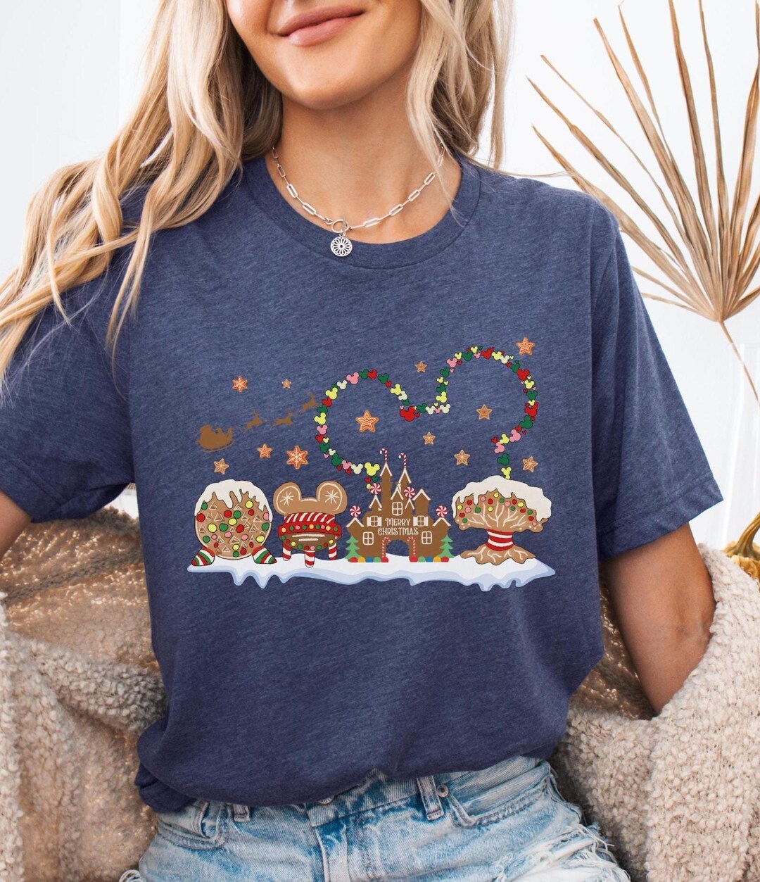 Disney Gingerbread Castle Christmas Shirt - Etsy