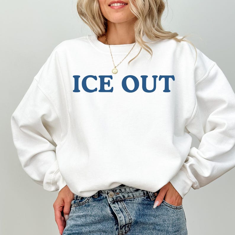 ICE Out Shirt, Anti ICE Protest Sweatshirt, Abolish ICE, Alex Pretti ...