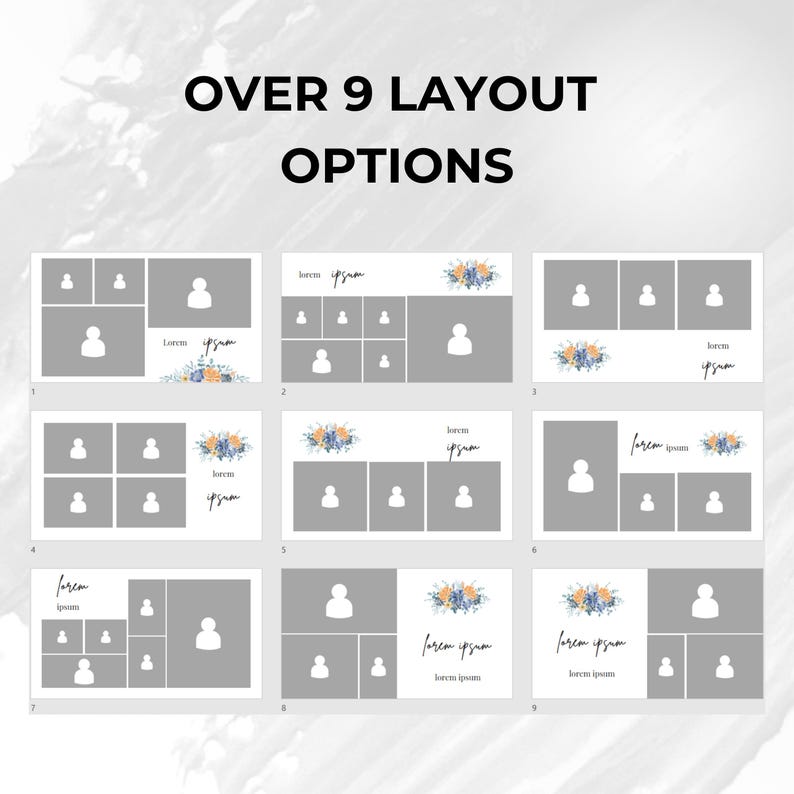 Floral Funeral Powerpoint Template for Women: Editable Obituary ...