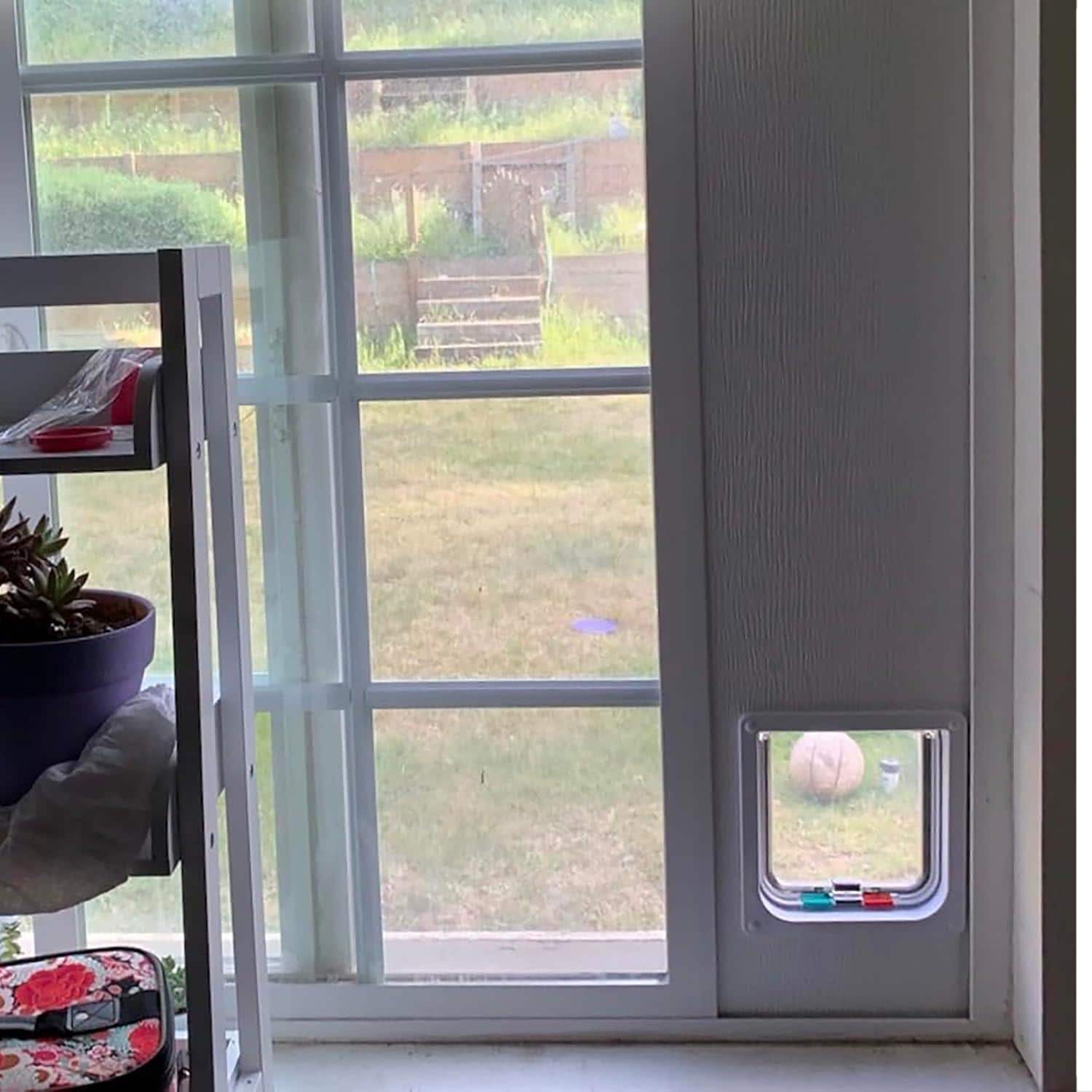 Custom Cat Door for Windows – Lockable, Easy Install & Removable ...