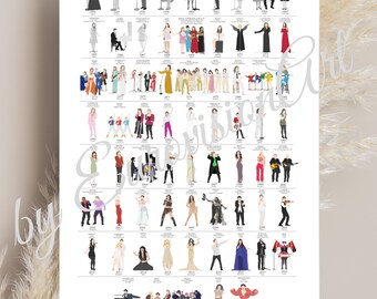 Eurovision Song Contest Winner Wall 2024 Eurovision Fans Eurovision ...