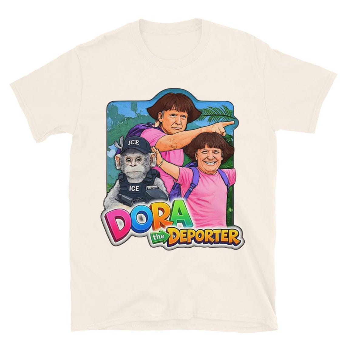Dora the Deporter Political Parody T-shirt | Satirical Immigration ...