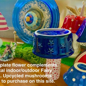 RECYCLE, REPURPOSE, REUSE. Unique, Elegant Vintage Plate Flowers for ...