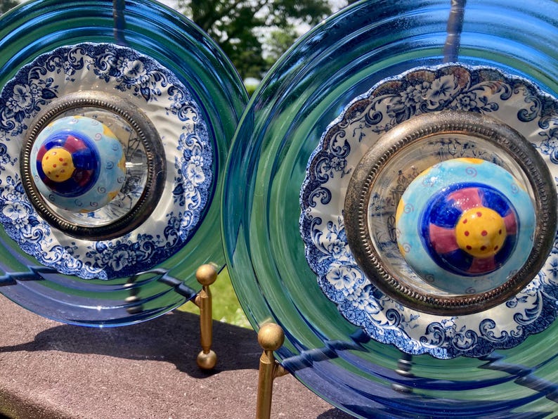 RECYCLE, REPURPOSE, REUSE. Unique, Elegant Vintage Plate Flowers for ...