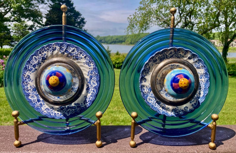 RECYCLE, REPURPOSE, REUSE. Unique, Elegant Vintage Plate Flowers for ...