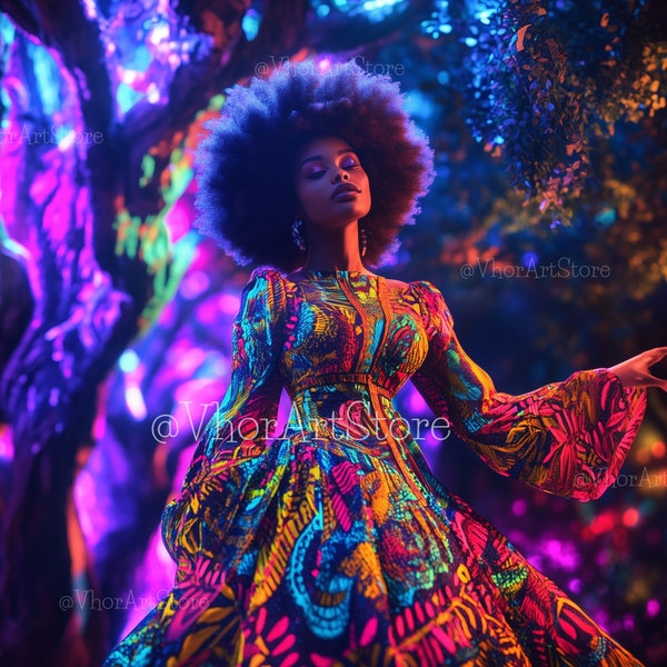 Vibrant Color Dress - Etsy