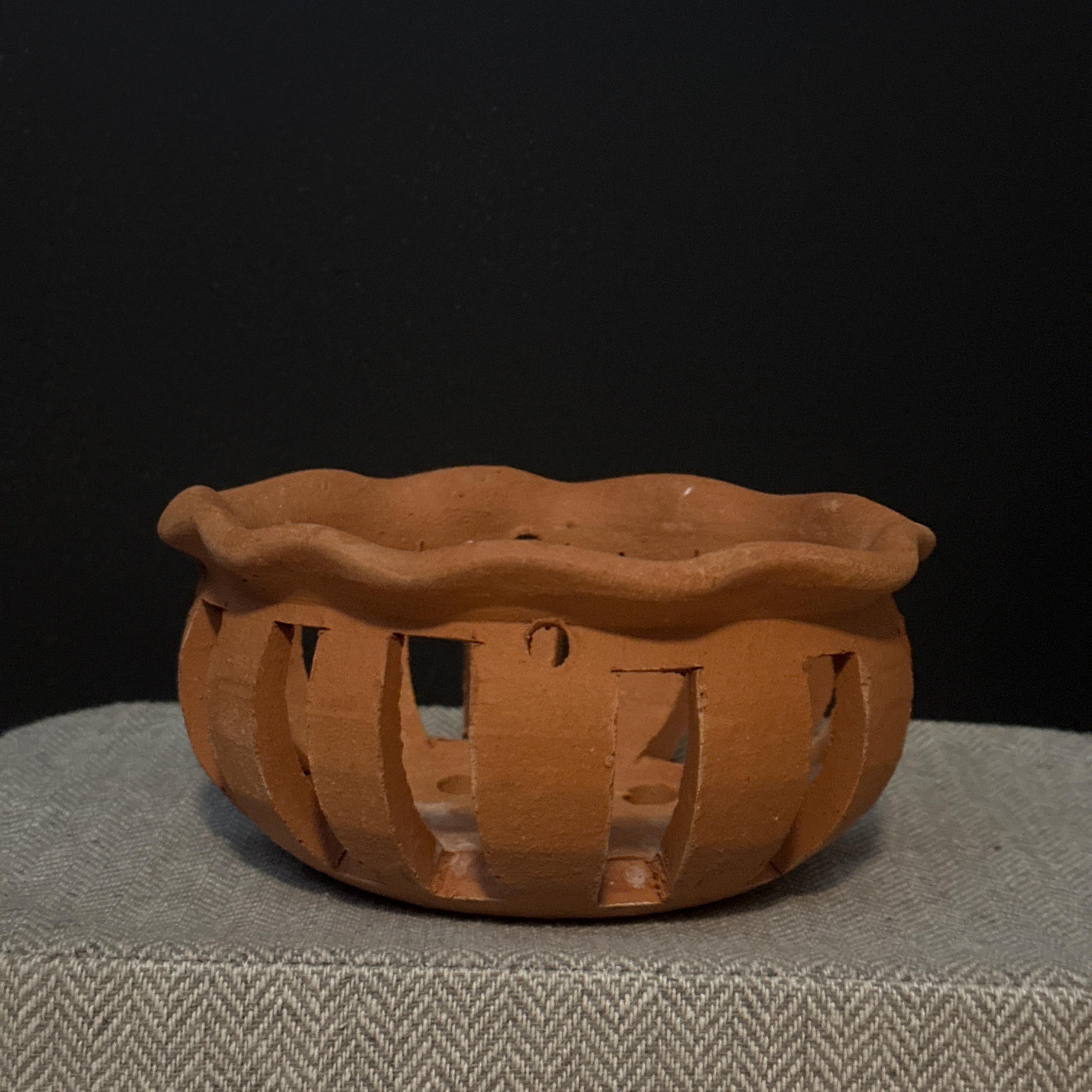 6in Handmade Scalloped Orchid Pot With Holes- Multiple Designs! - Etsy