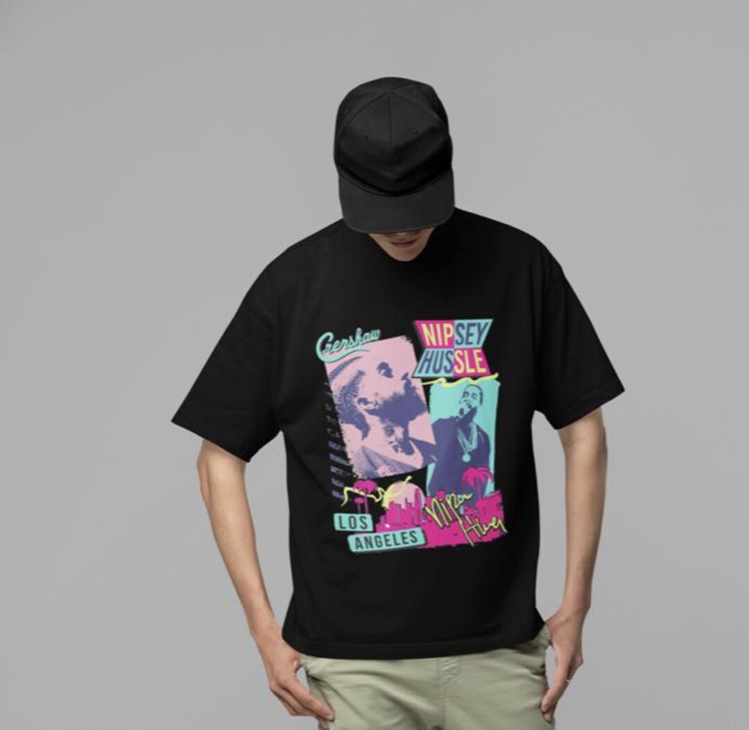 Nipsey Hussle T Shirt, Nipsey Hussle Urban Hip Hop Graphic Tee, Rap ...