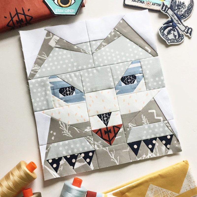 Wolf Quilt Pattern - Etsy