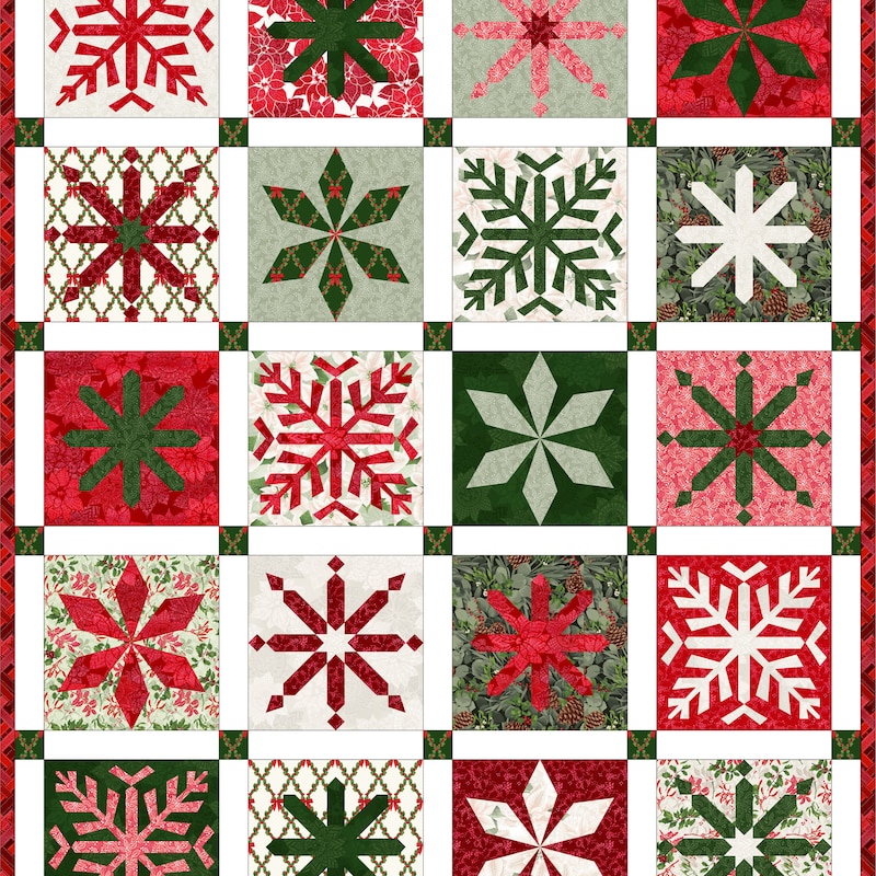 Snowflake Quilt Kit - Etsy