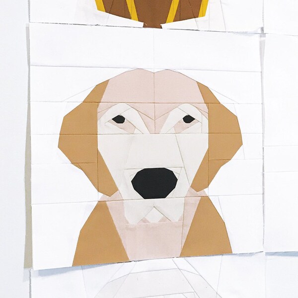 Dog Quilt Block Pattern - Etsy