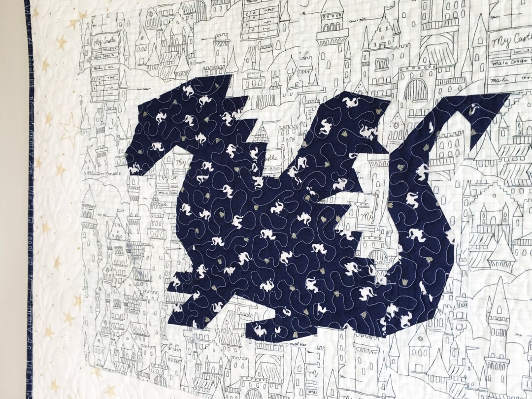 Land of Magic Dragon PDF Paper Piecing Pattern - Etsy
