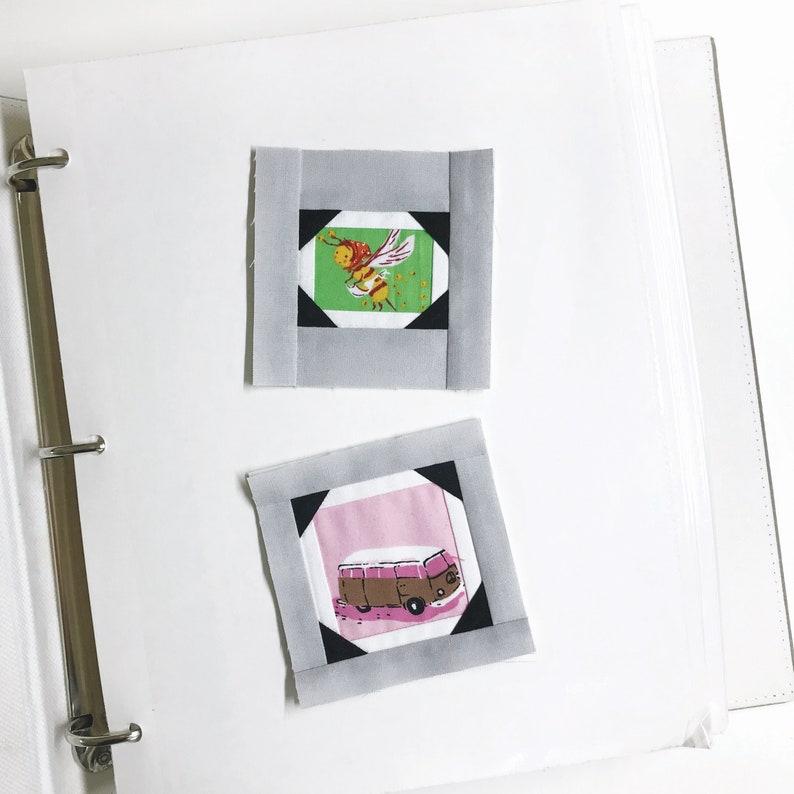 Vintage Photo Album Block Quilt #30 PDF Paper Piecing Pattern 3 Sizes ...