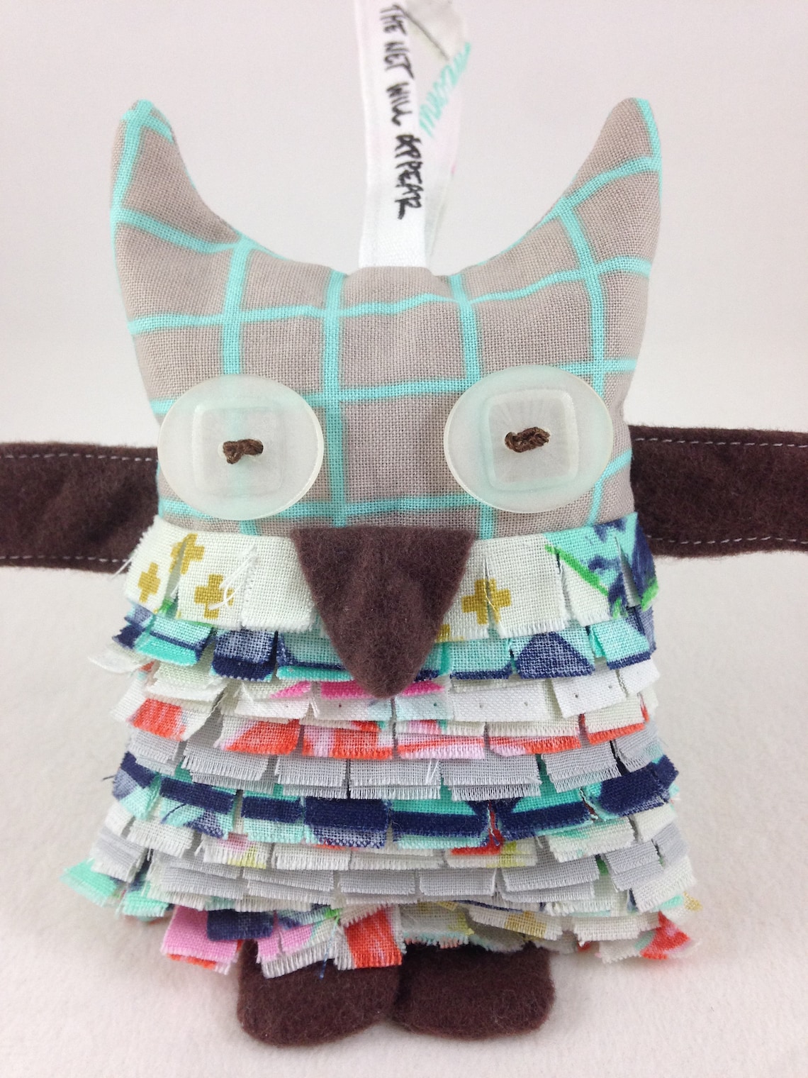 Kid Giddy Sizzix Owl Die Make Your Own Owl Stuffed Animal | Etsy