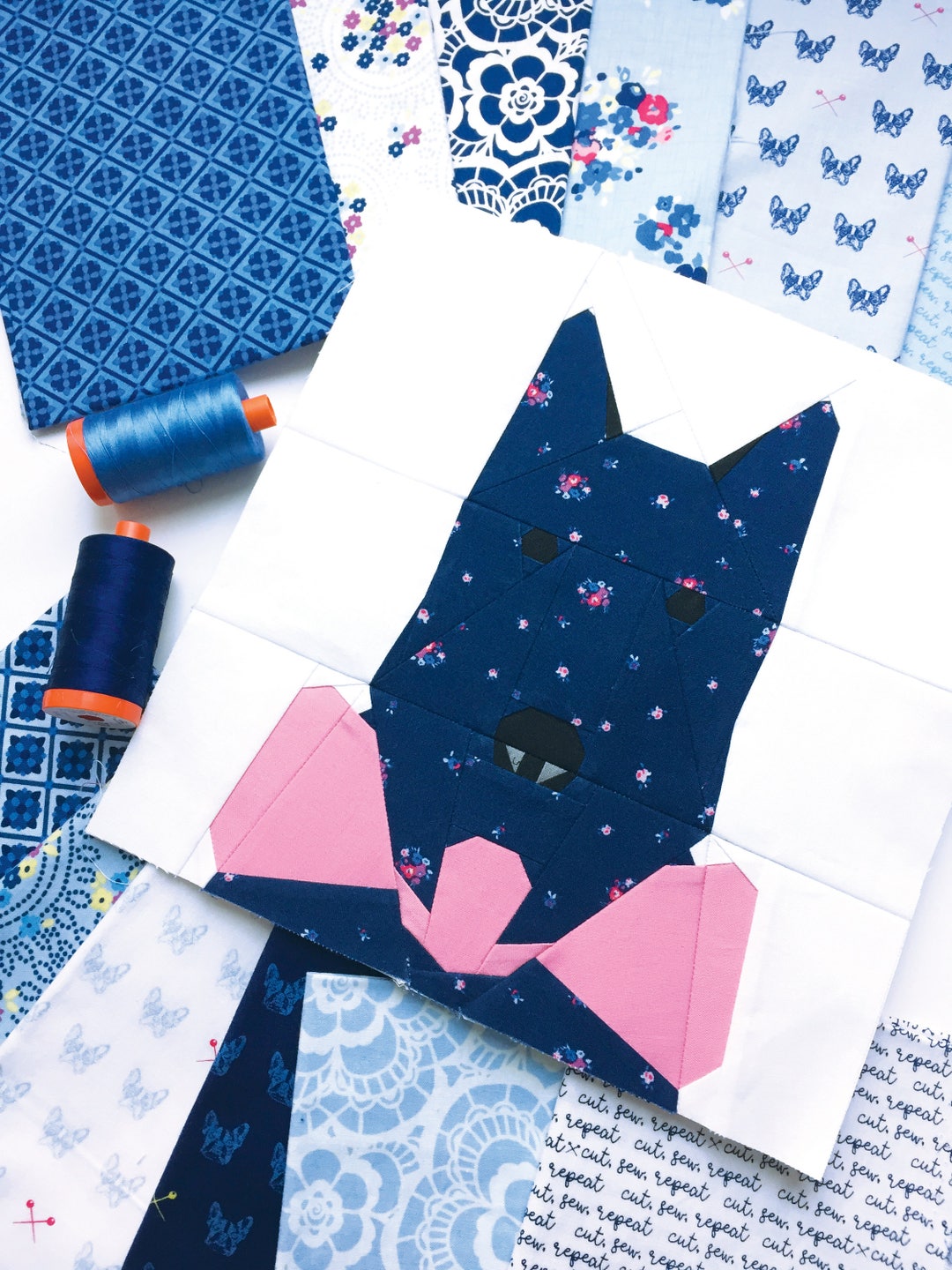 Scotty Dog #25 Block PDF Paper Piecing Pattern 10" X 10" Finished - Etsy