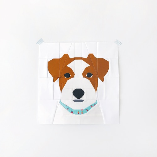 PAPILLON DOG Paper Pieced Block Pattern in PDF - Etsy