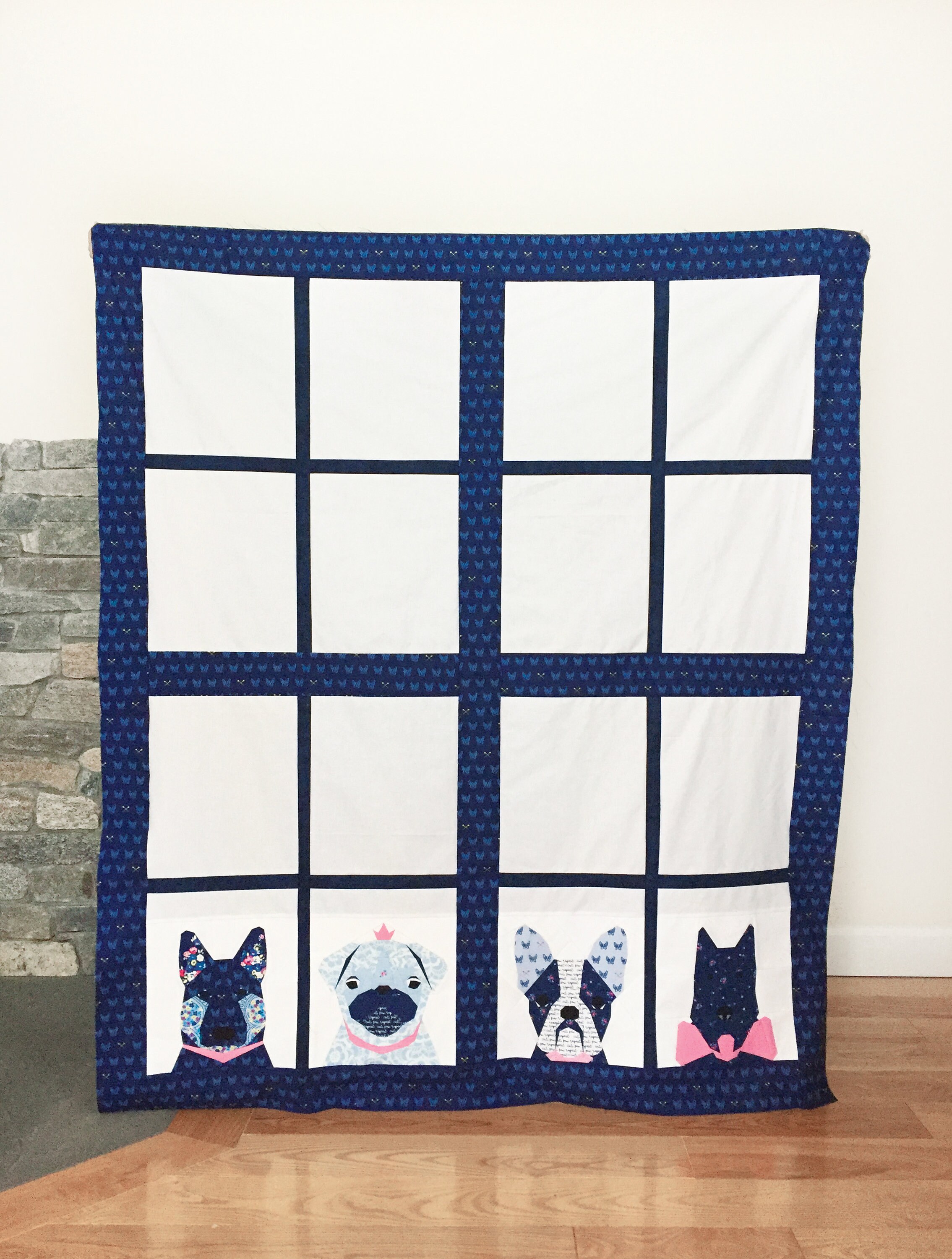 Pug Dog 23 Block PDF Paper Piecing Pattern 10 X - Etsy