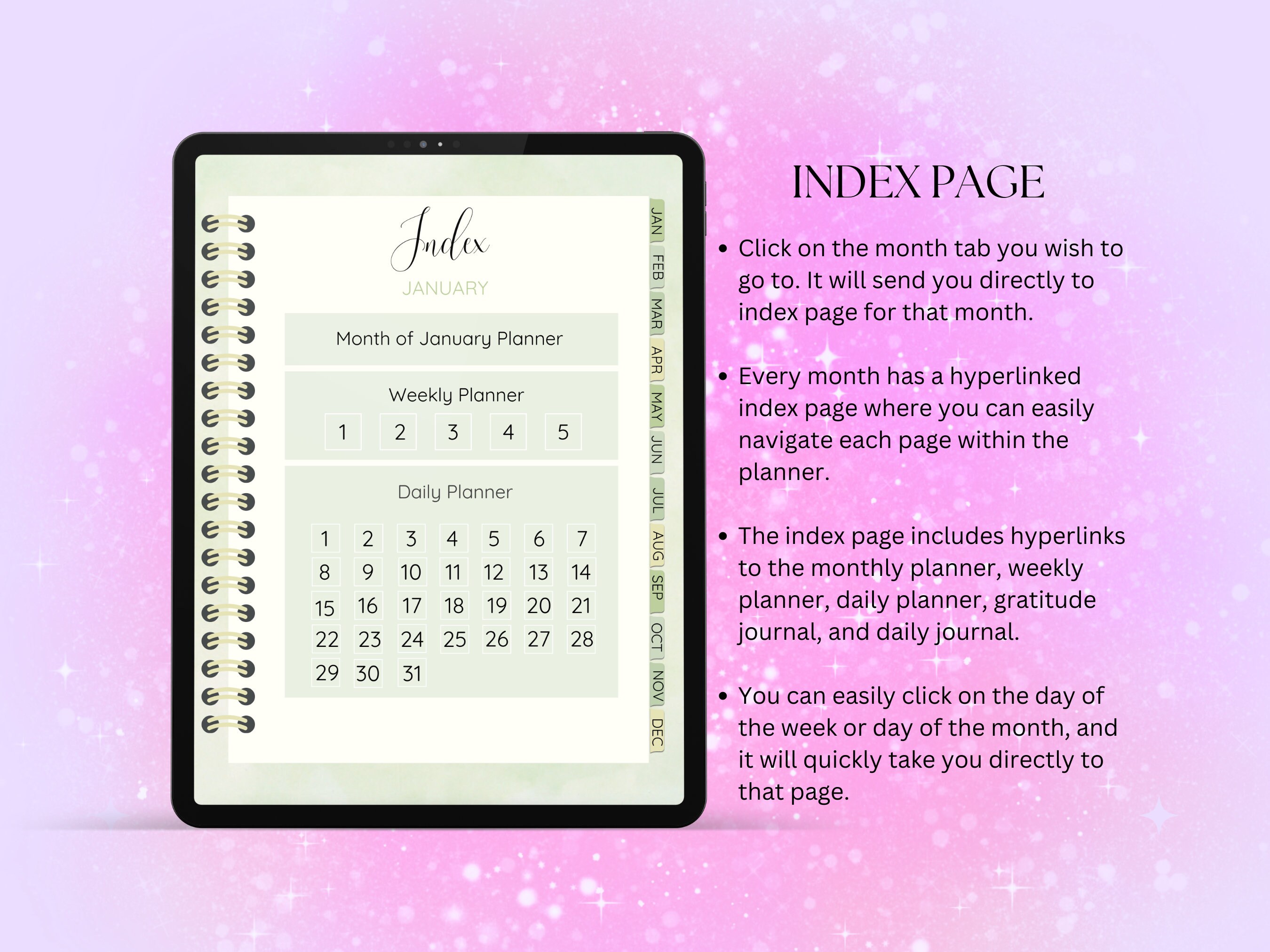 Digital Planner Undated, Goodnotes Planner, iPad Planner, Notability ...