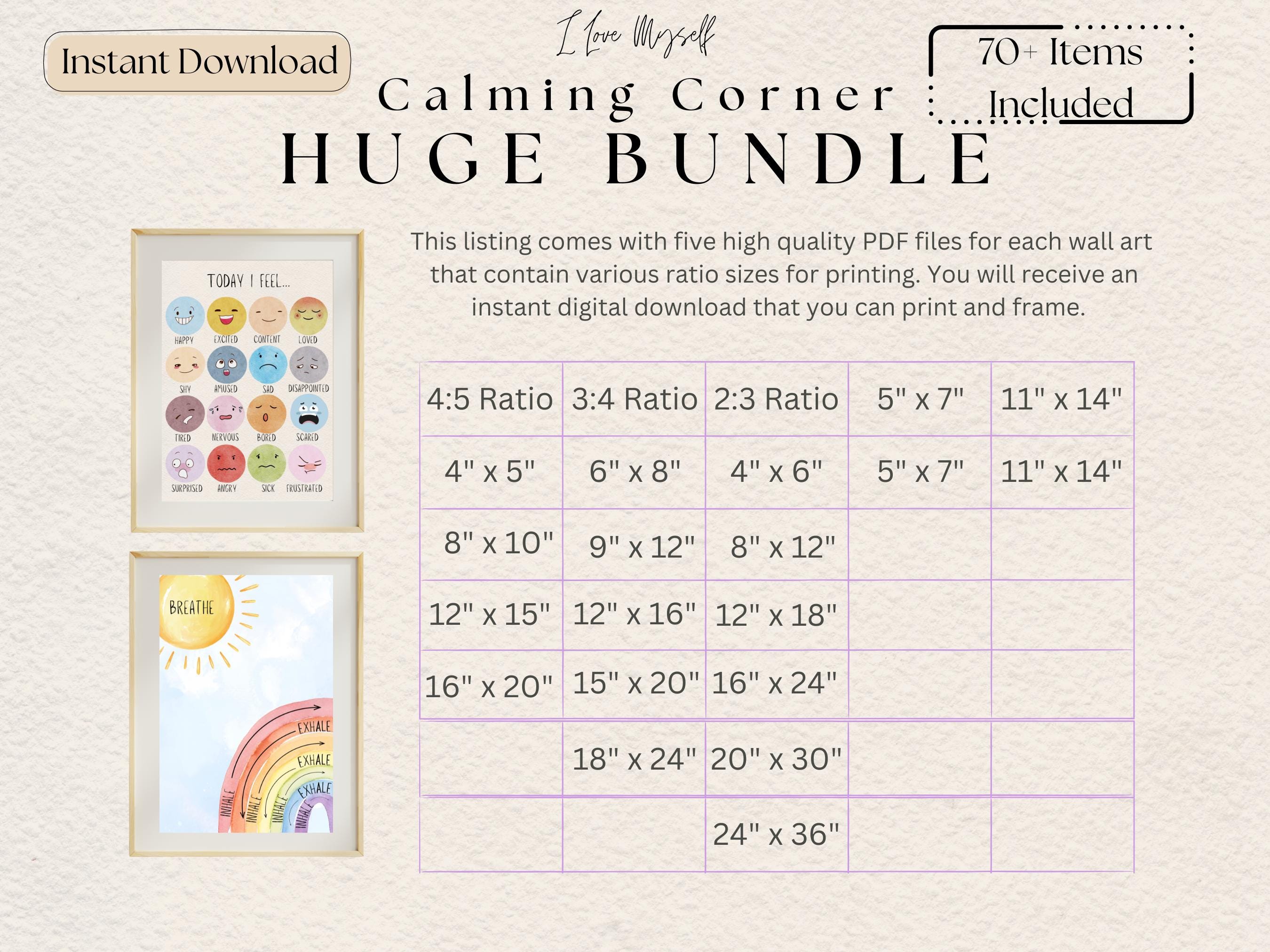 Calming Corner Bundle, Calming Strategies Flashcards, Emotions ...