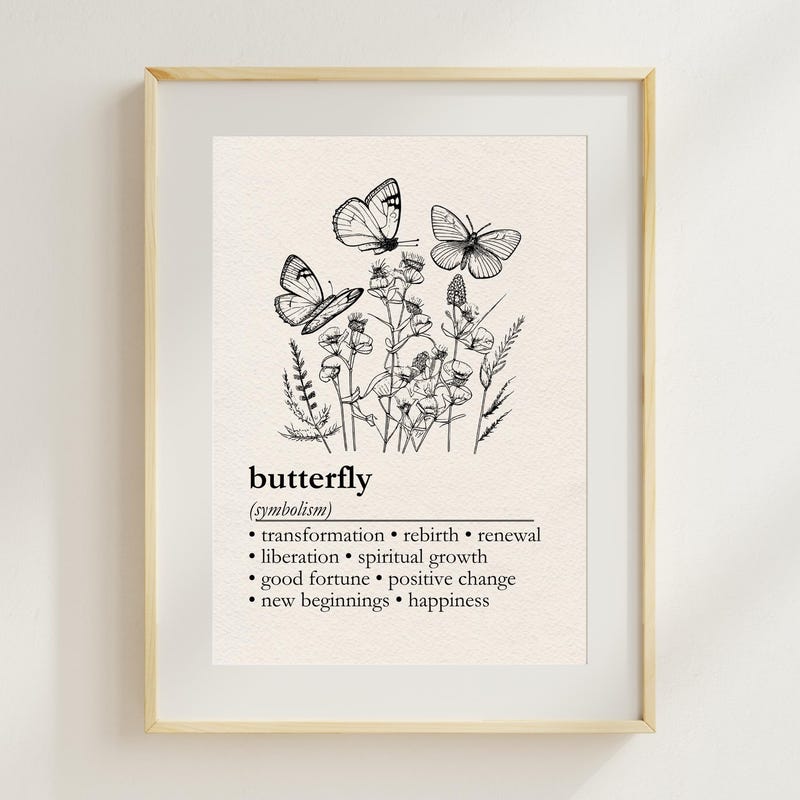 Butterfly Poster - Etsy