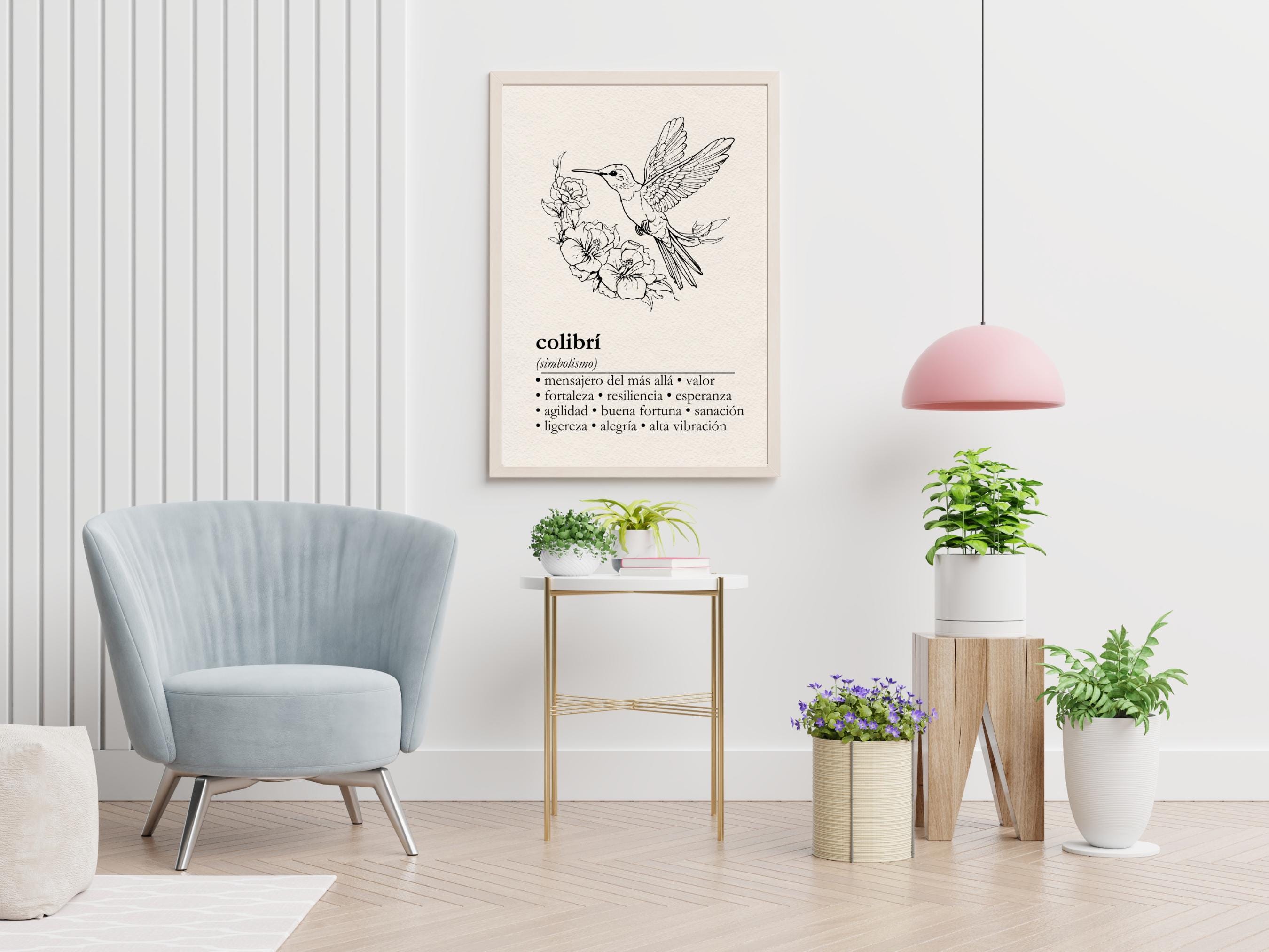 Colibri Symbolism Wall Art, Colibri Spiritual Meaning Wall Art, Colibri ...