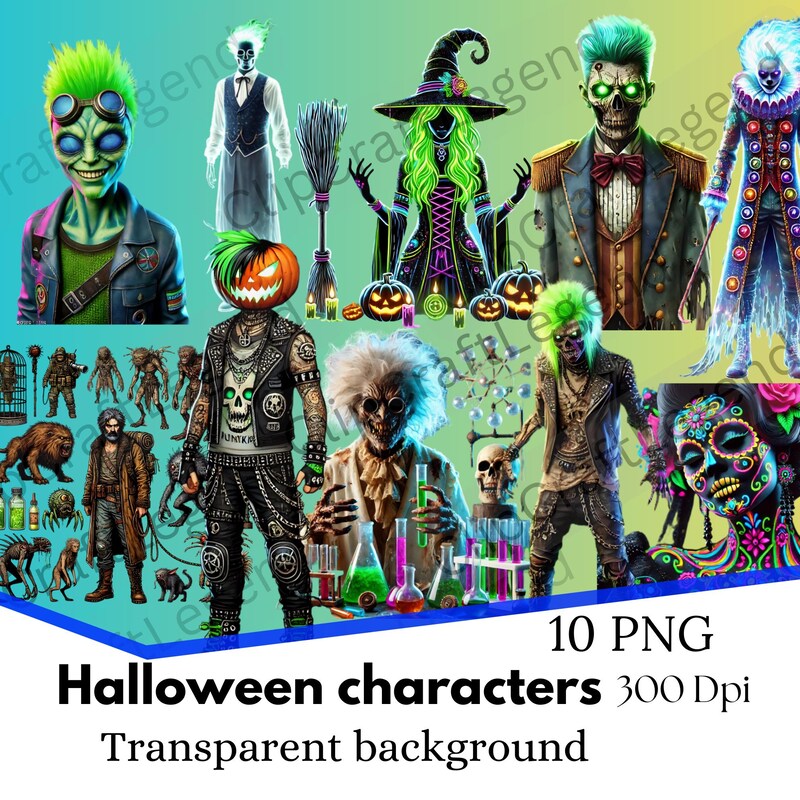 Mad Scientist Clipart - Etsy