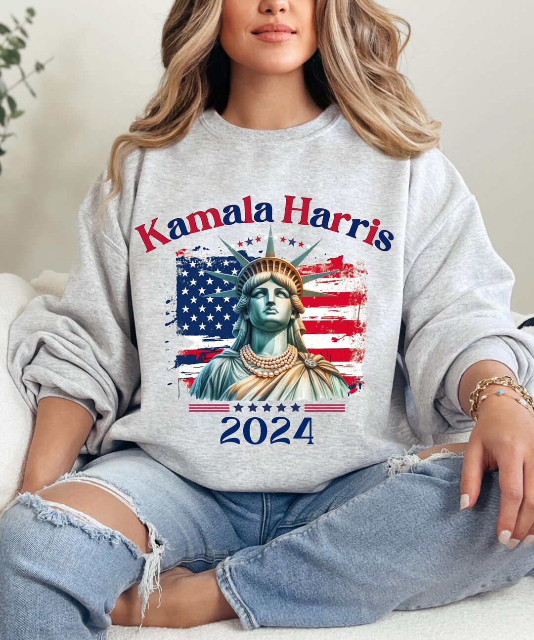 Kamala Harris Sweatshirt, Election 2024, Kamala Harris 2024 Sweatshirt ...