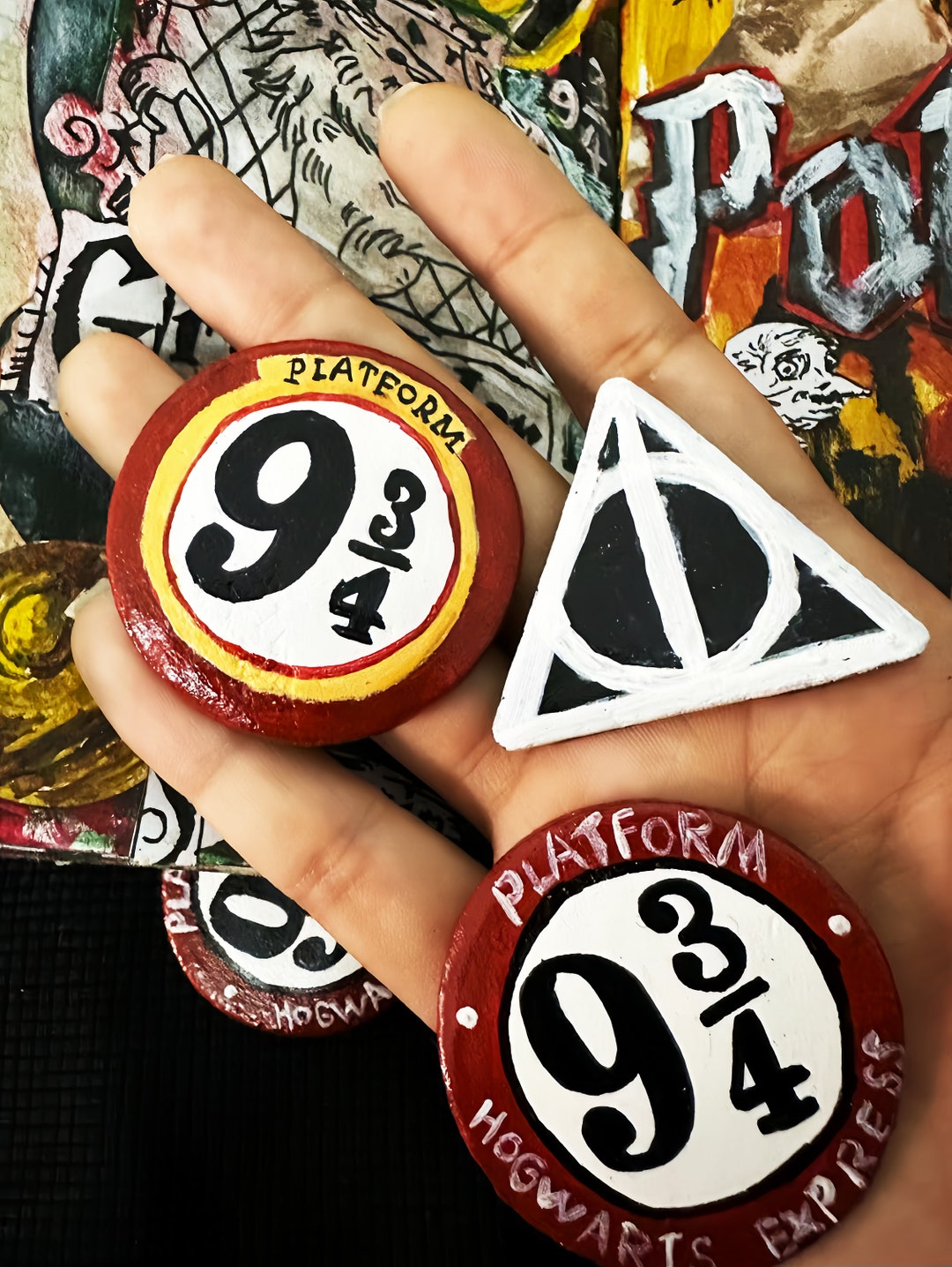 Customizable Harry Potter Themed Refrigerator Magnets - Etsy