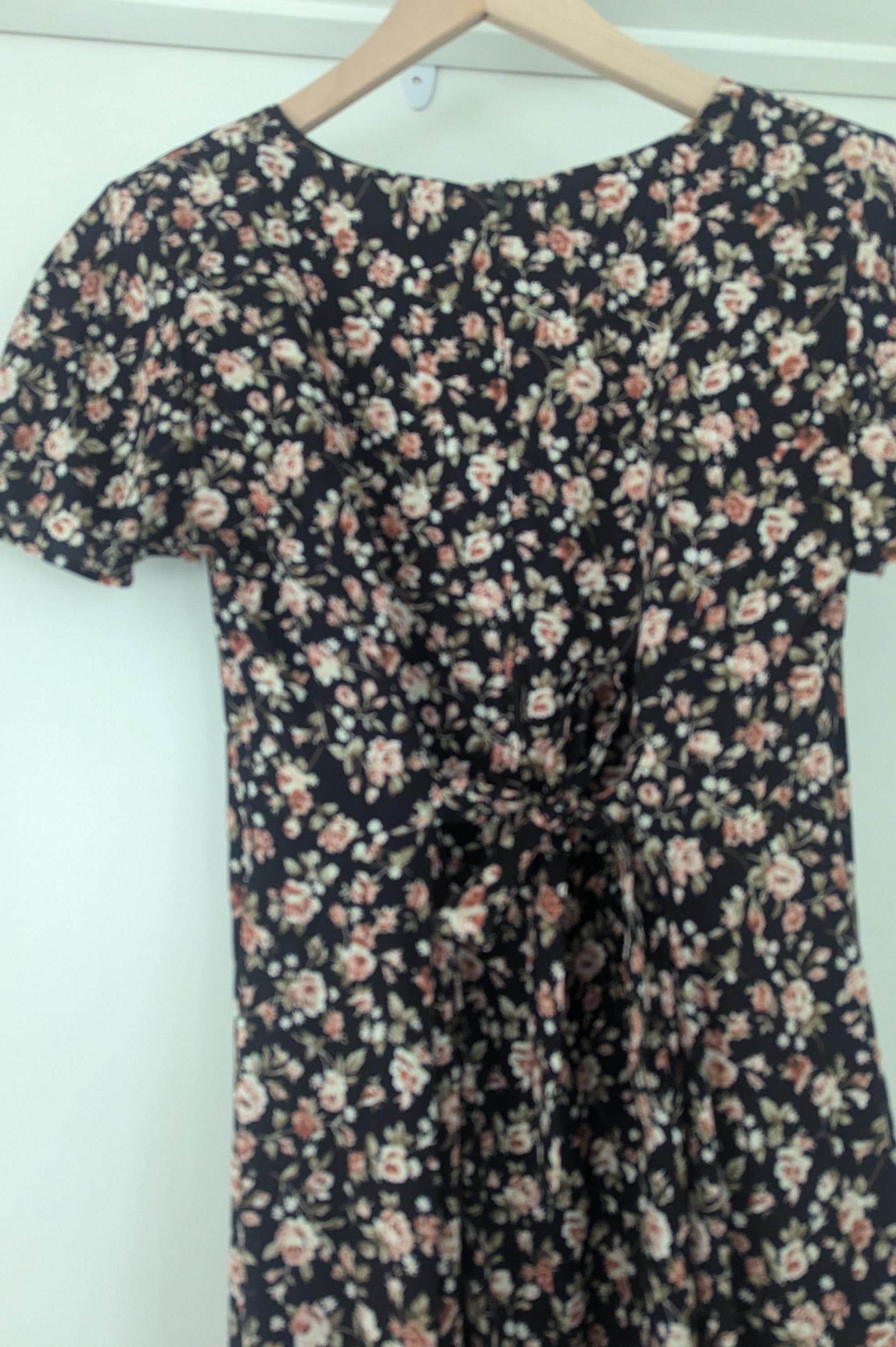 1980s Floral Dress - Etsy