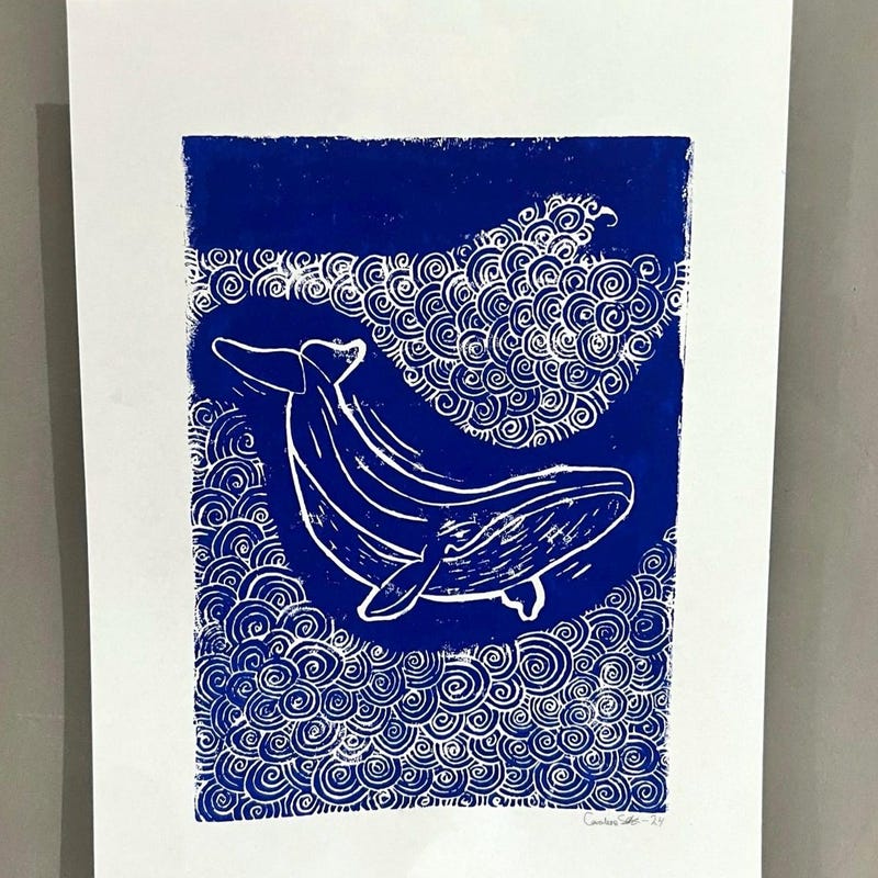 Linoleum Prints - Etsy