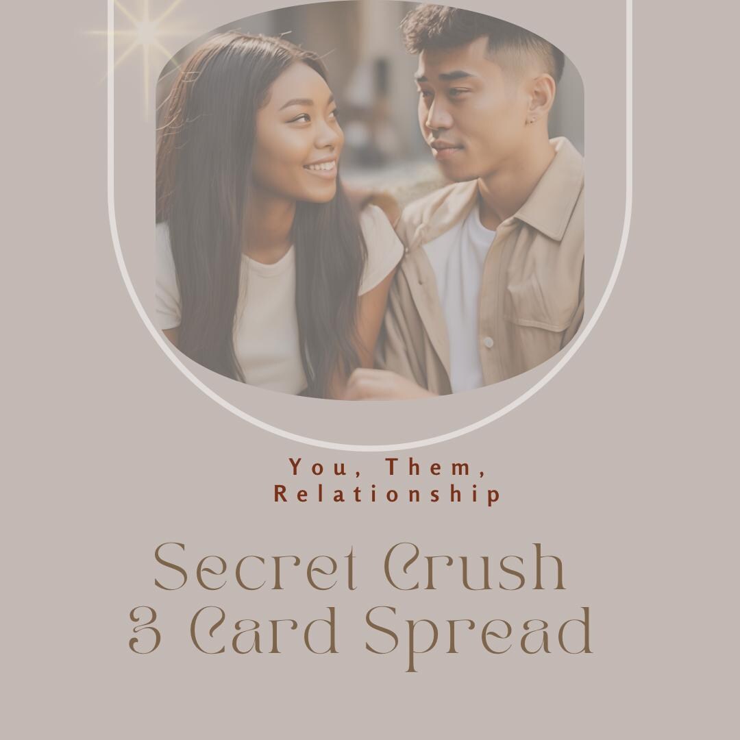 Secret Crush 3 Card Spread | You, Them, Relationship - Etsy