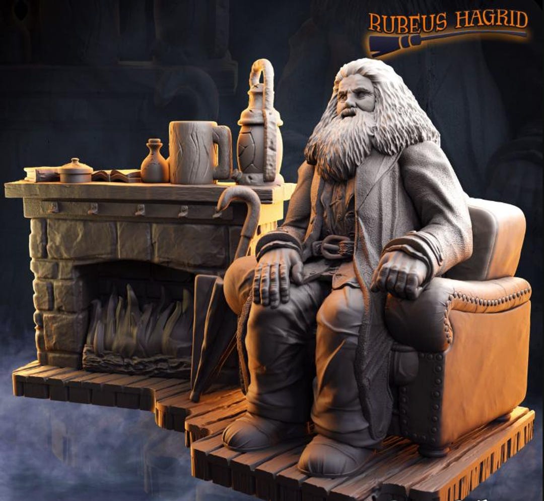 Hagrid Fireplace Diorama - Etsy