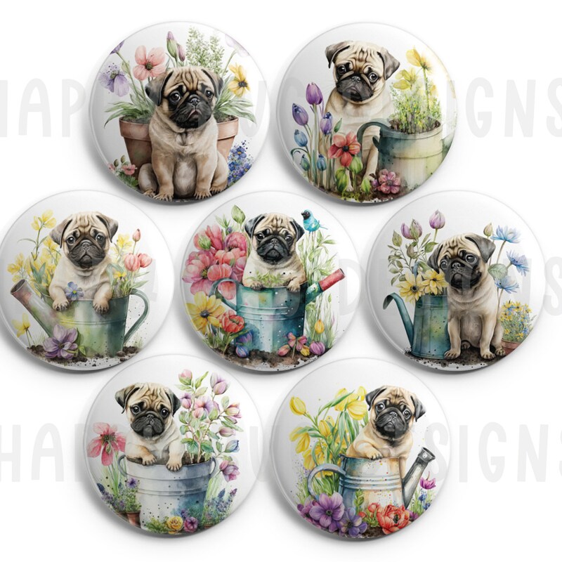 Pug Magnet - Etsy