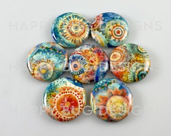 Artsy Owl 1 Magnets Set of 7 - Etsy