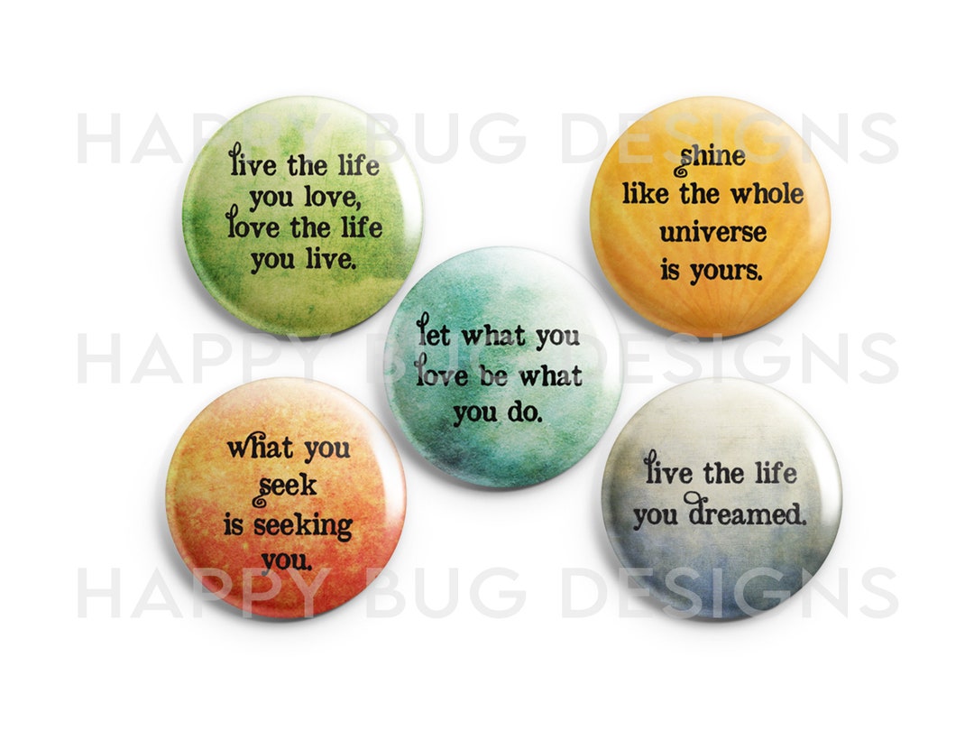 Inspirational Sayings Quotes by Rumi 1 Magnets for Magnetic Jewelry or ...