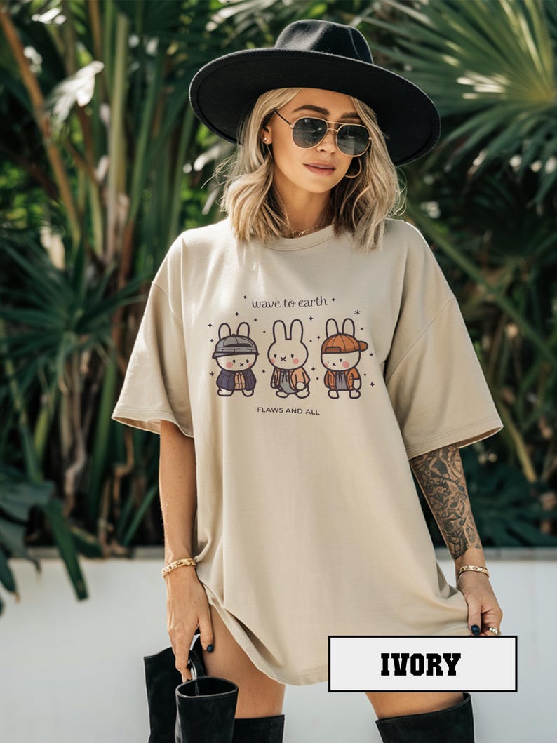 Wave to Earth Miffy Shirt, Kpop Concert Tee, Bandmerch Hoodie, Fan Gift ...