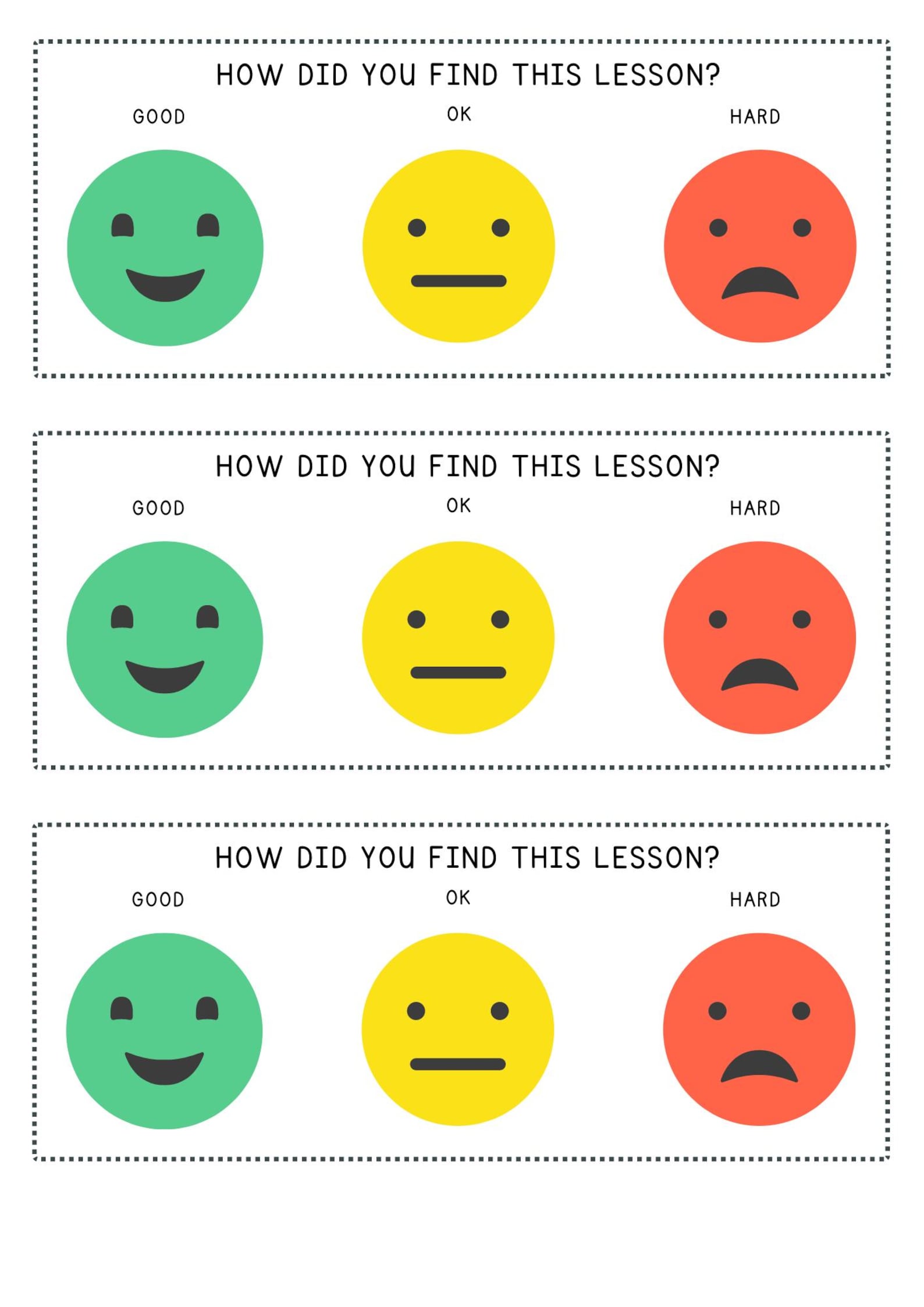 Lesson Reflection Worksheet and Table Flashcards - Helpful Teacher ...